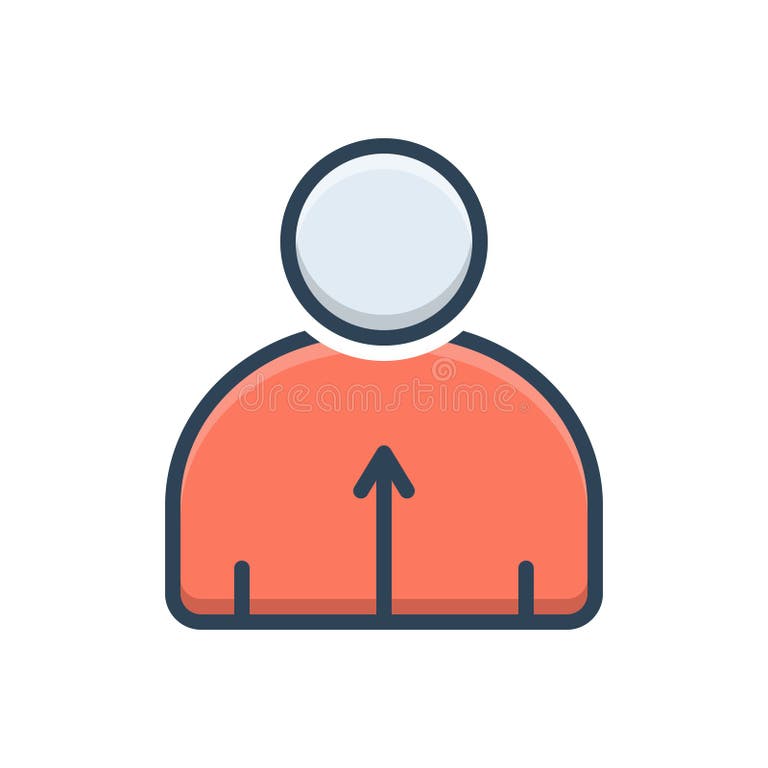 Color Illustration Icon for Noticeable, Observable and Noticeable Stock ...