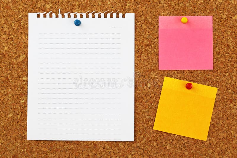 Blank post-it notes stock photo. Image of template, ripped - 137374426