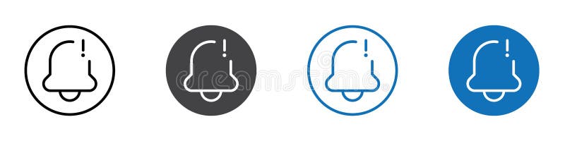 Notification Alert Icon Stock Illustrations – 39,786 Notification Alert ...