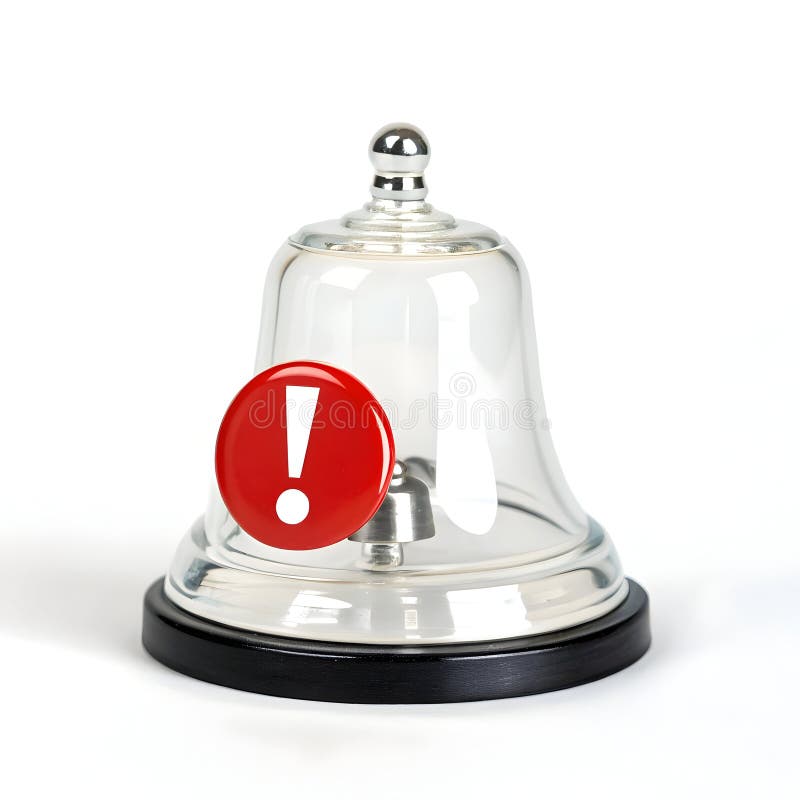 Notification Bell Alert Icon Stock Illustration - Illustration of ...
