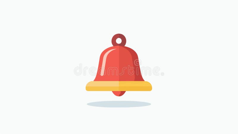 Notification Bell Icon for Communication Visuals Stock Vector ...