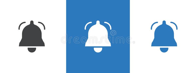 Notification Bell Icon Thin Line Illustration Stock Illustration ...