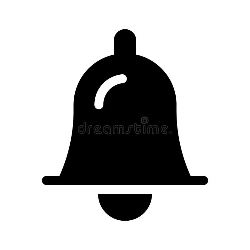 Notification Bell stock illustration. Illustration of vector - 339444141