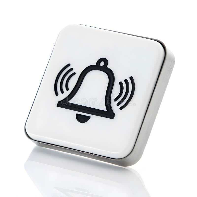 Notification Bell Reminder Icon Stock Illustration - Illustration of ...
