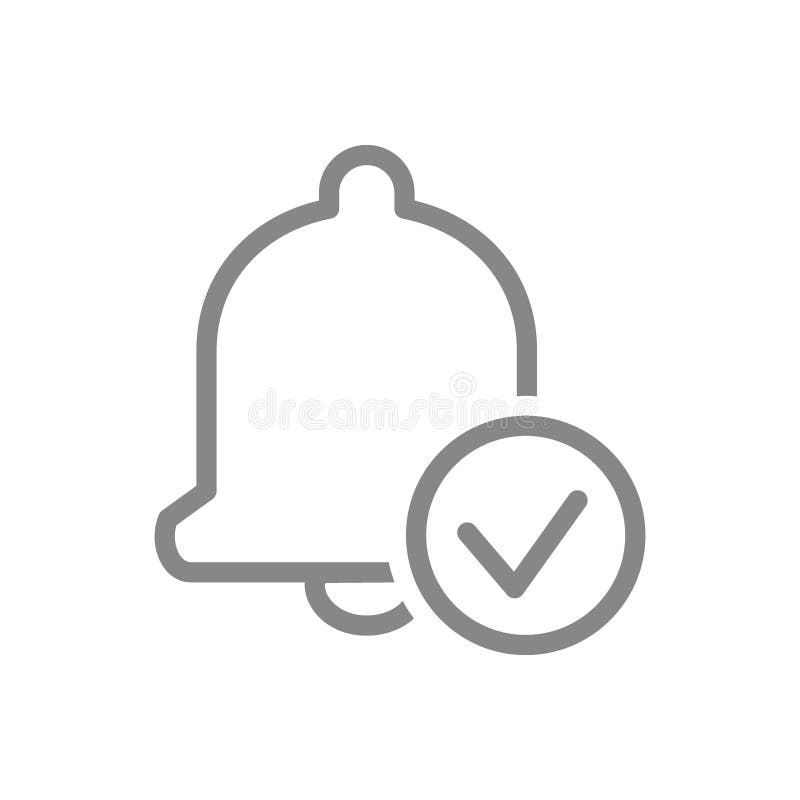 Checkmark Notification Stock Illustrations – 1,059 Checkmark ...