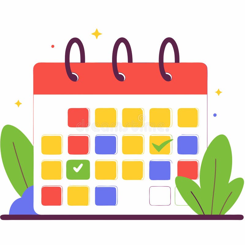 Notification Calendar 3D Illustration Stock Illustration - Illustration ...