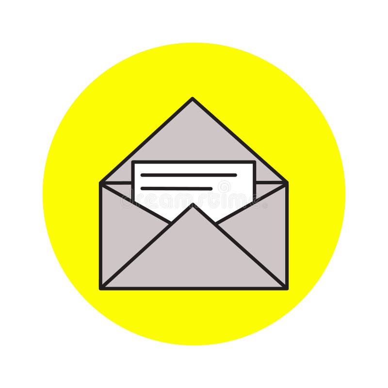 Notification icon stock vector. Illustration of announcement - 269523716