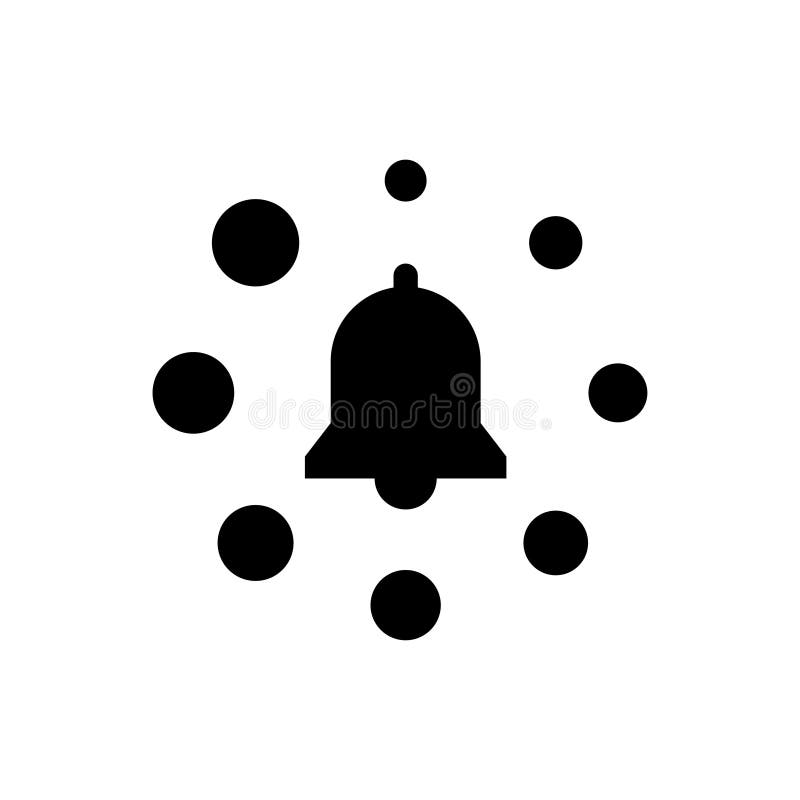 Notification Icon stock vector. Illustration of alert - 192458029