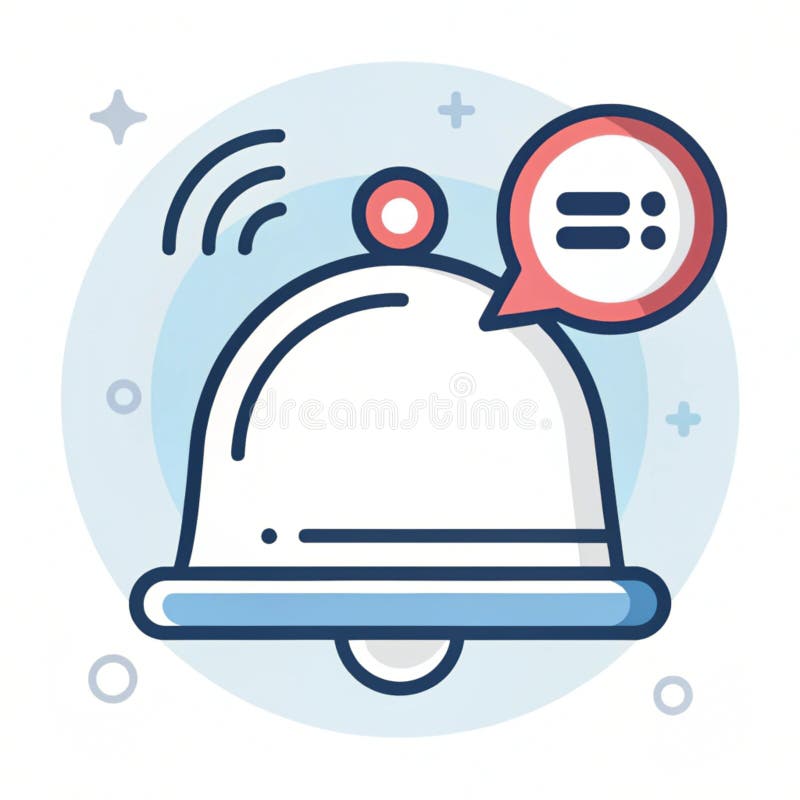 Notification icon stock illustration. Illustration of advertising ...