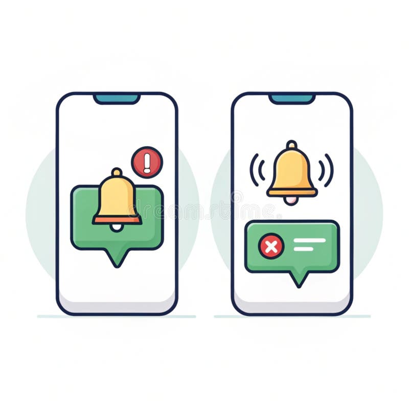 Notification icon stock illustration. Illustration of sketch - 357647036