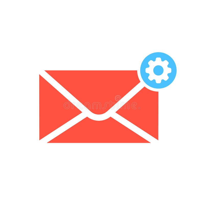 Notification Icon with Settings Sign. Notification Icon and Customize ...