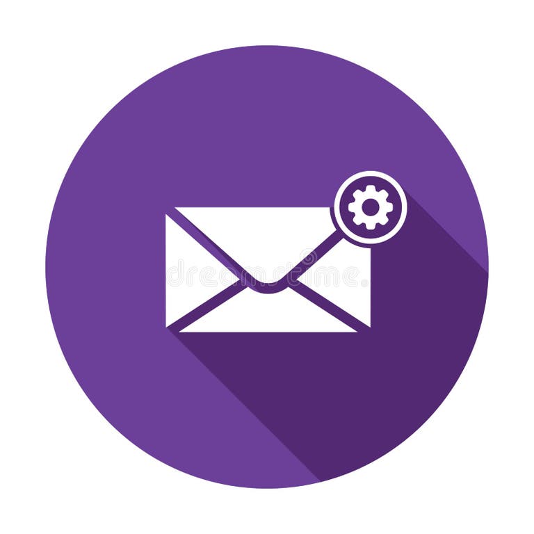 Notification Icon with Settings Sign. Notification Icon and Customize ...