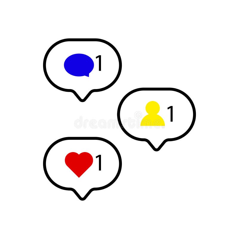 Notification Icon Vector for Design Element Stock Illustration ...