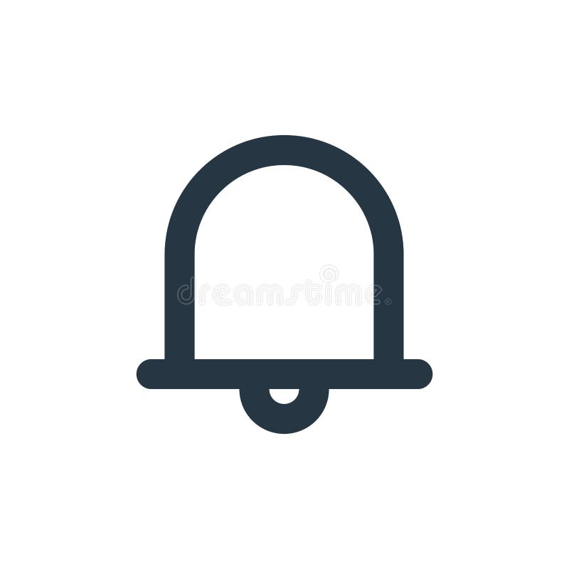 Notification Icon Vector from Essentials Ui Concept. Thin Line ...