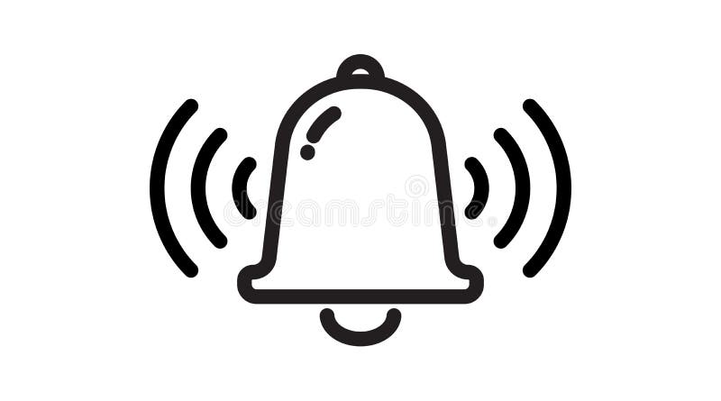 Notification Icon Vector, Material Design, Social Media Element, Notice ...