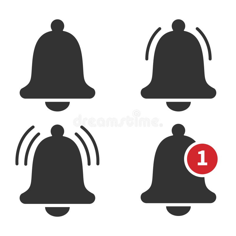 Notification Icon Vector, Material Design, Social Media Element, User ...