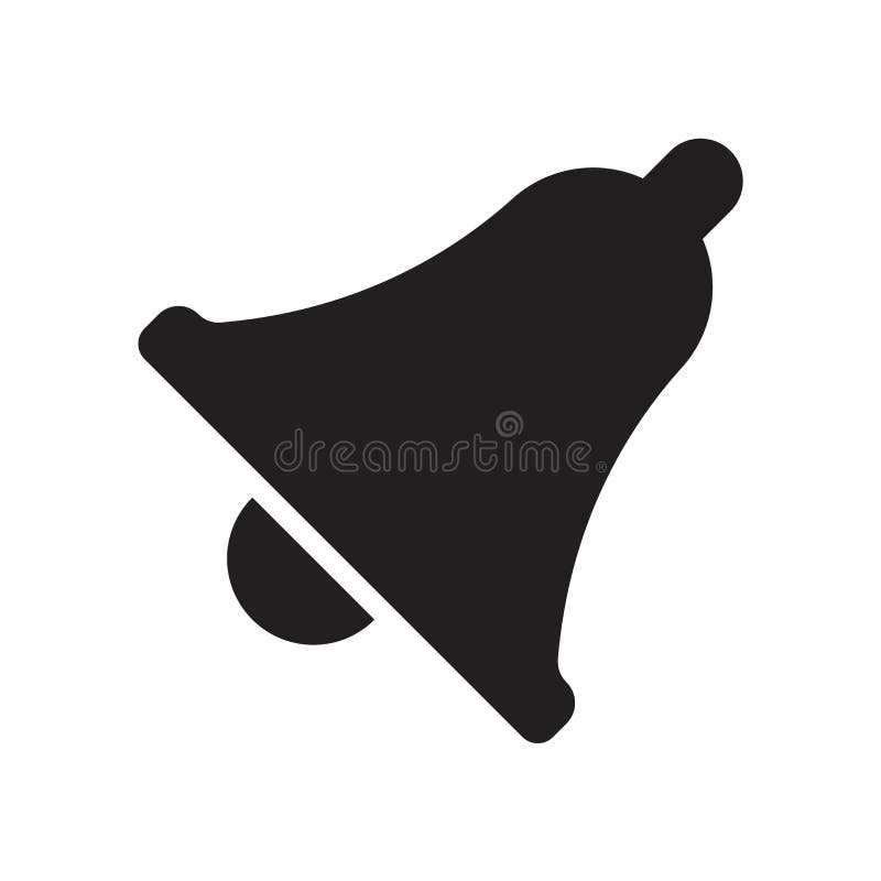 Notification Icon Vector Sign and Symbol Isolated on White Background ...