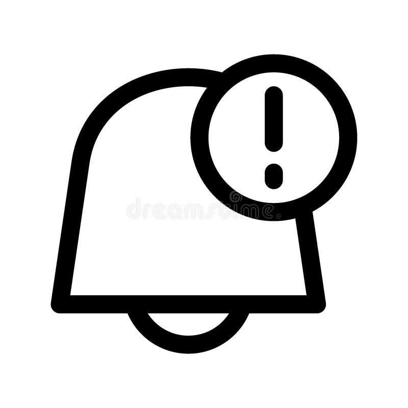 Notification Icon Vector Symbol Design Illustration Stock Vector ...