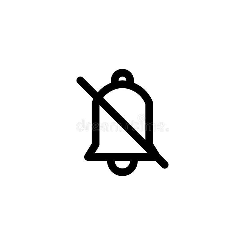 Notification Off Icon stock vector. Illustration of design - 181574294 Notification Off Icon stock vector. Illustration of design - 181574294