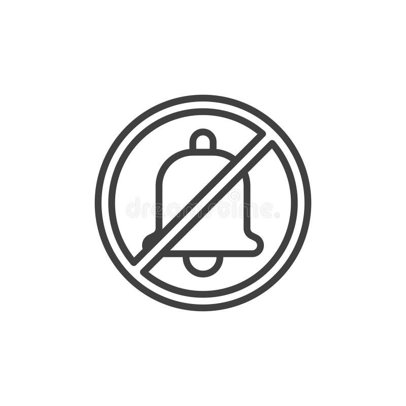 Notification Off line icon stock illustration. Illustration of perfect ...