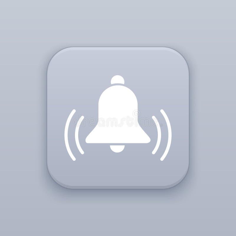 Notification, Ring Button, Best Vector Stock Vector - Illustration of ...
