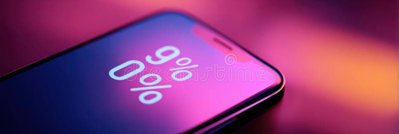 Notification of Special Offer on Mobile Phone Displayed with a Colorful ...