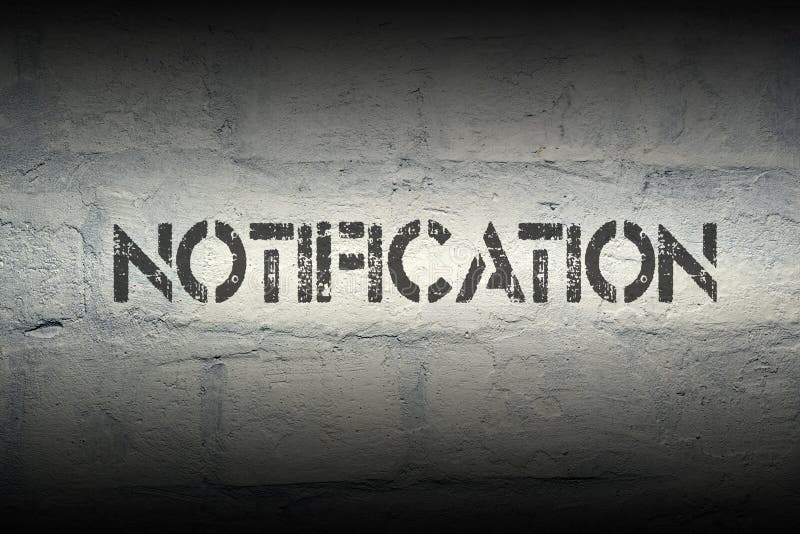 Notification stock illustration. Illustration of notice - 45835857