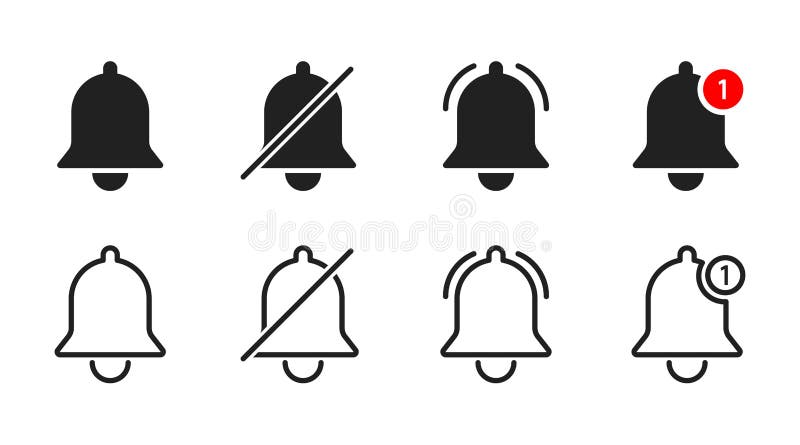 Notification Alert Icon Stock Illustrations – 72,116 Notification Alert ...