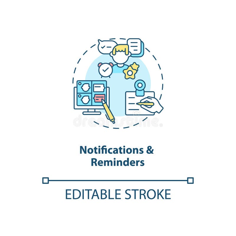 Work Notifications Stock Illustrations – 231 Work Notifications Stock ...