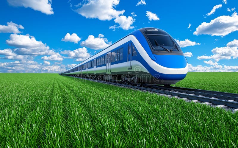 Notion of Fast Travel Inside a Tube. 3D Rendering Stock Illustration ...