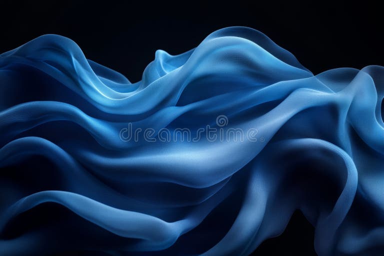 The Notion of Quantum Computing Potential. a Glowing Blue Ring-shaped ...