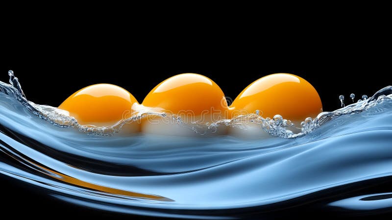 The Notion of Quantum Computing. a Radiant Orange Sphere Floats Over ...