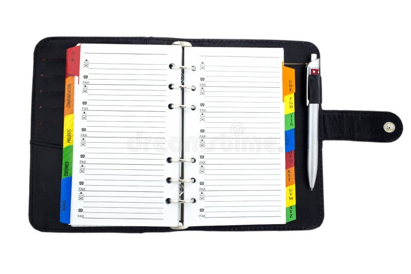 Notizbuch, stockbild. Bild von zeitschrift, geöffnet - 48167715