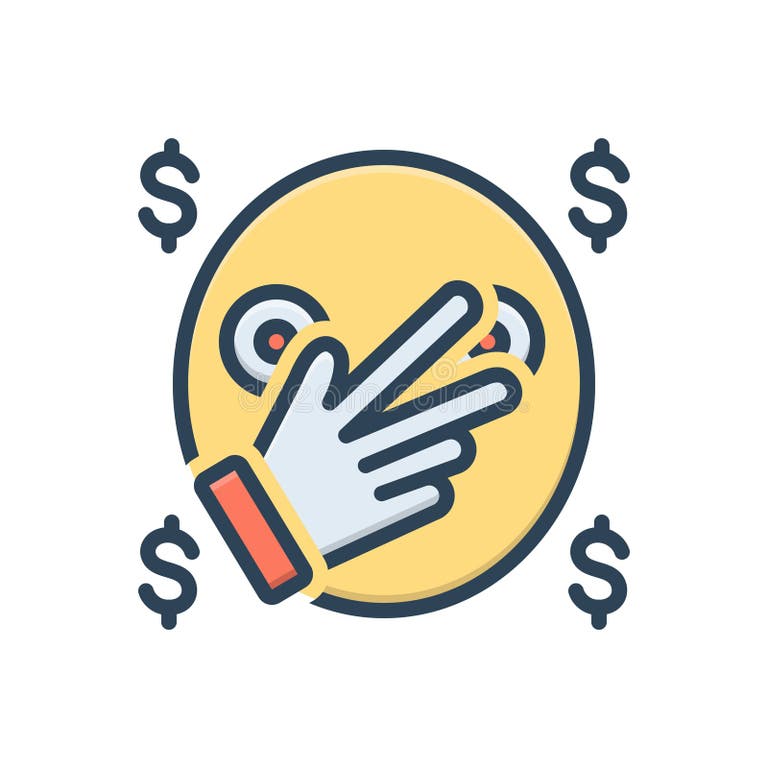 Color Illustration Icon for Notoriety, Slander and Infamy Stock ...