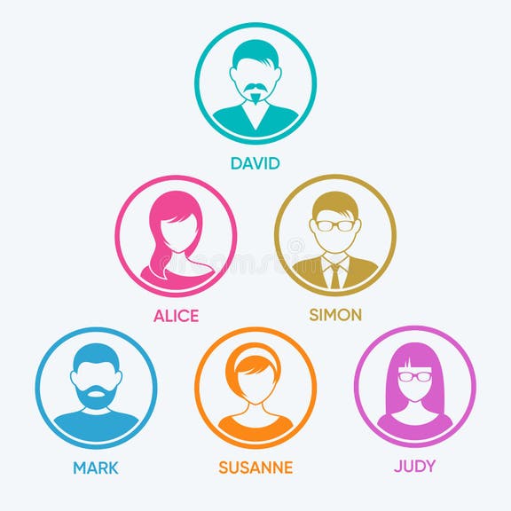 Notre Conception Infographic De Présentation D'équipe Illustration de Vecteur - Illustration du ...