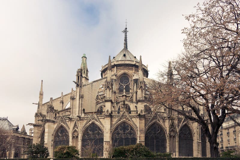 399 Notre Dame Back View Stock Photos - Free & Royalty-Free Stock ...