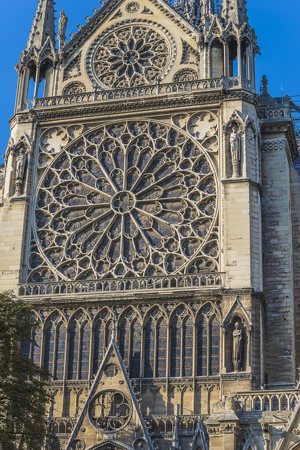 Notre Dame De Paris Cathedral Close Up Stock Photo - Image of travel ...