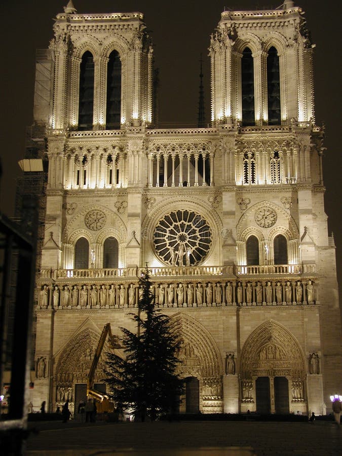 Notre Dame Front View Picture. Image: 1718039