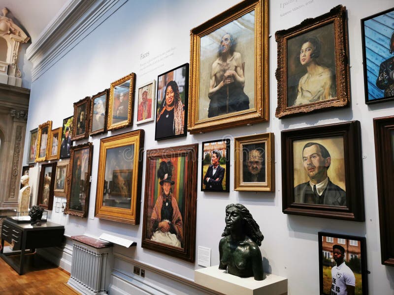 Nottingham Castle Portrait Gallery Editorial Stock Photo - Image of ...