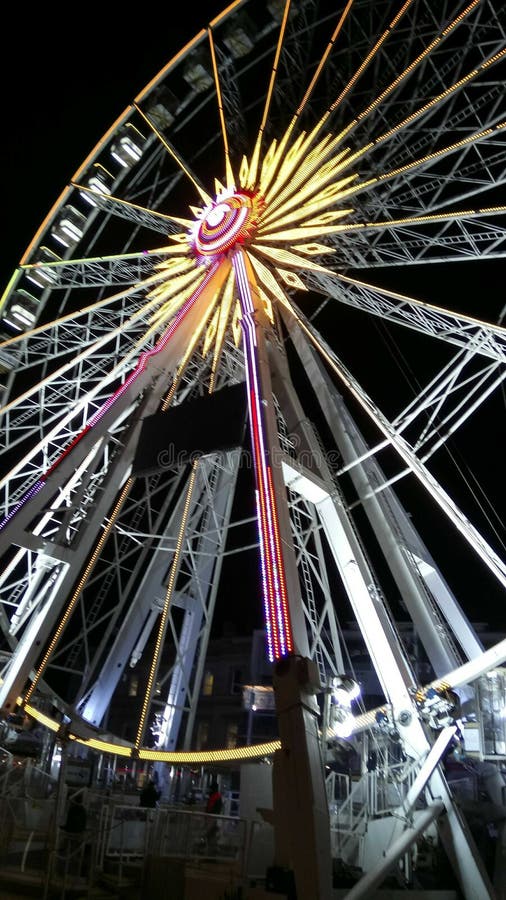 Nottingham Eye stock photo. Image of nottingham, night - 97368338