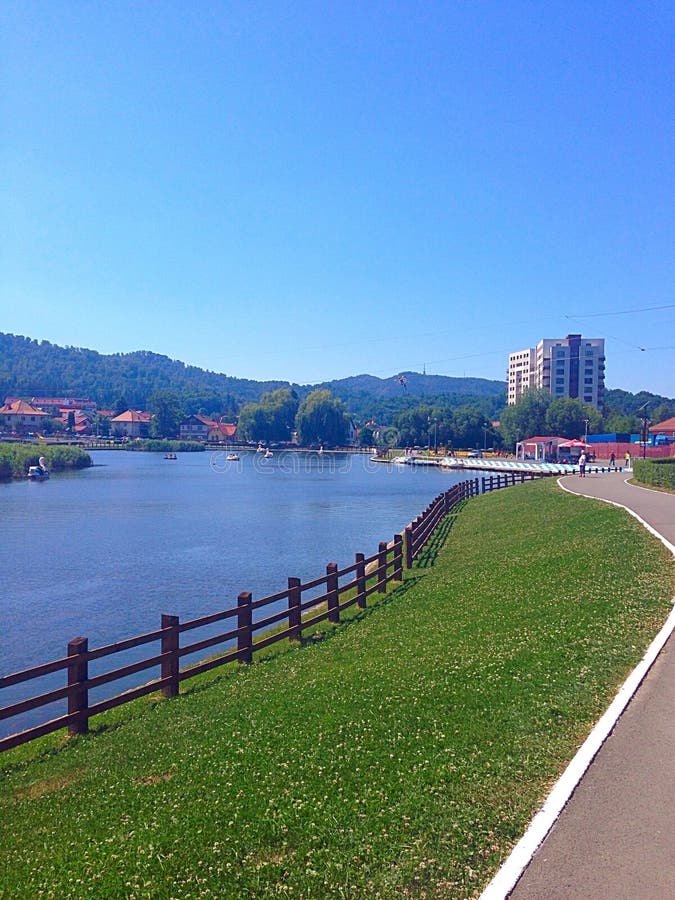 Noua Park stock image. Image of noua, lake, coast, daytime - 57159717