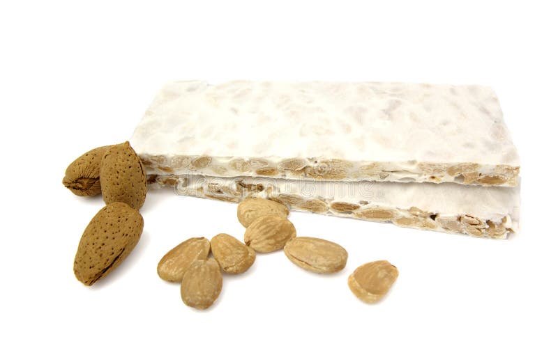 Nougat stock image. Image of isolated, desserts, food - 4105827