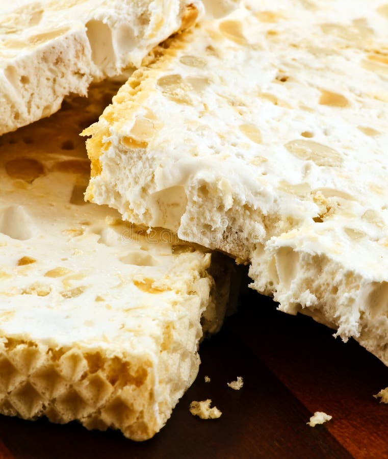 Nougat stock photo. Image of sweetness, nougat, almonds - 31992592