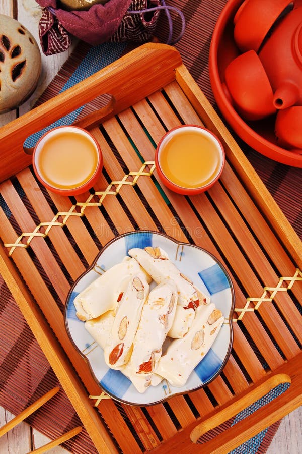 Nougats stock image. Image of almond, snack, food, nougat - 77701441