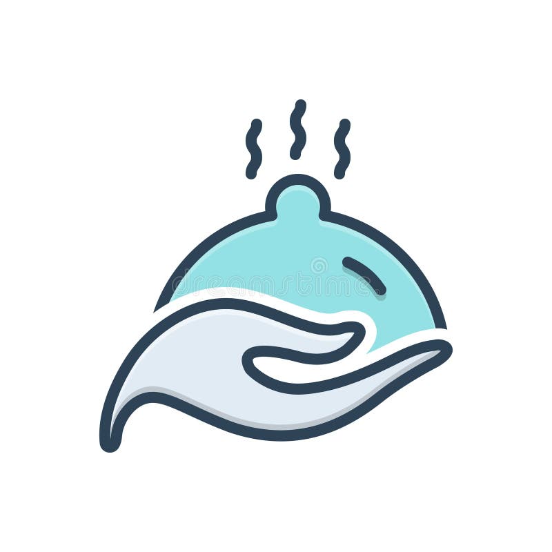 Color Illustration Icon for Nourish, Feed and Food Stock Illustration ...