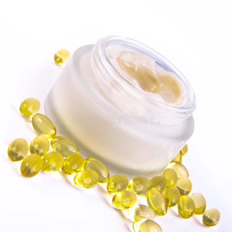 Nourishing cream stock photo. Image of complex, container - 12471786