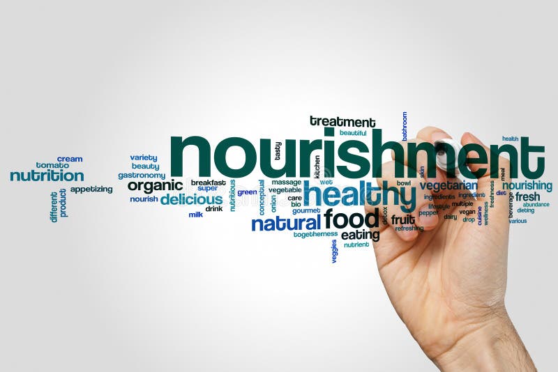 Nourishment word cloud stock photo. Image of drink, nutrition - 90731048