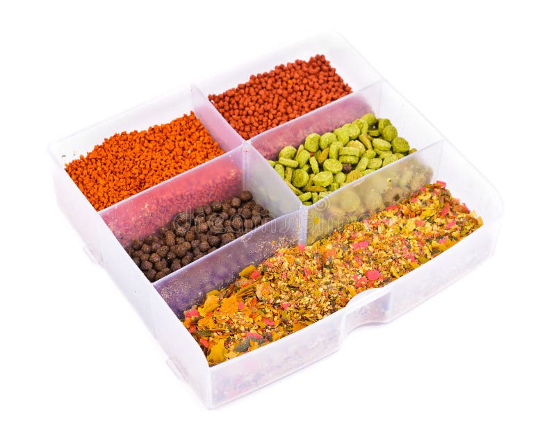Nourriture Pour Des Poissons D'aquarium Photo stock - Image du ...