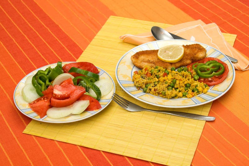 Nourriture sur la table image stock. Image du régime, table - 6200817