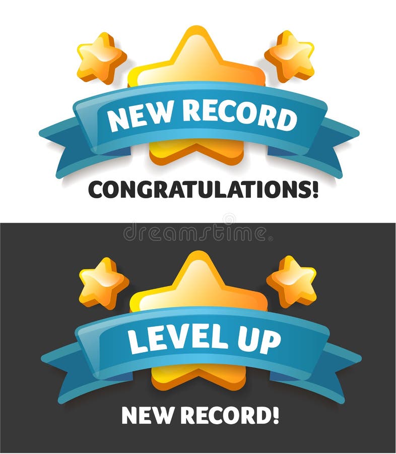 Nouveau Record De Vecteur Un Message Illustration de Vecteur ...
